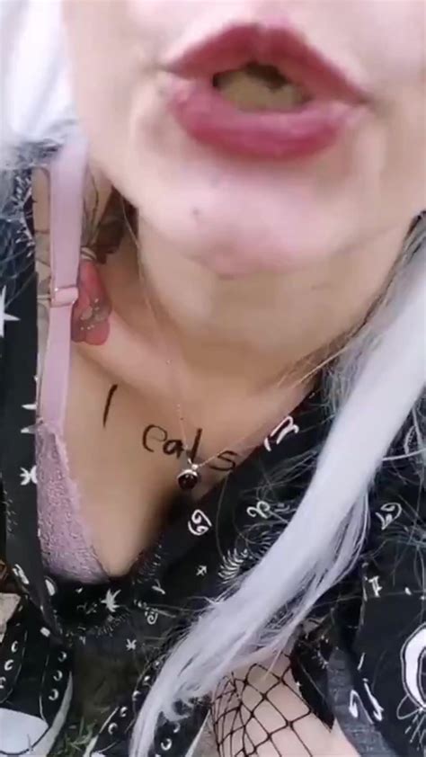 Kinky Slut Eats Cat Shit Outdoors Xxx Porn Video