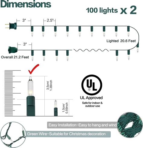 What Are The Dimensions Of A Christmas Light How Much Does