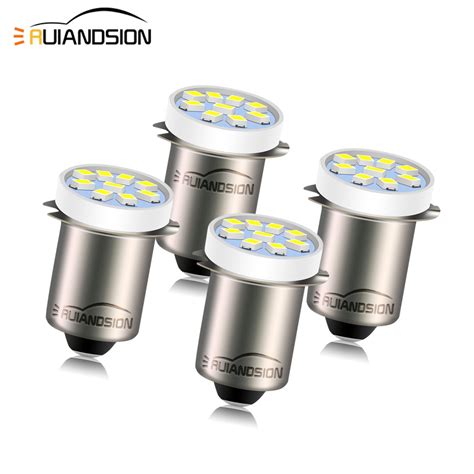 4x 10x Ruiandsion 高亮 P135s Led 燈泡 3v 45v 6v 12v 18v 白色暖白迷你 蝦皮購物