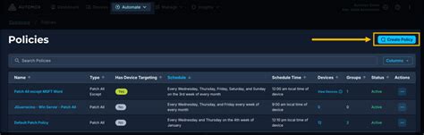 Creating A Patch Policy