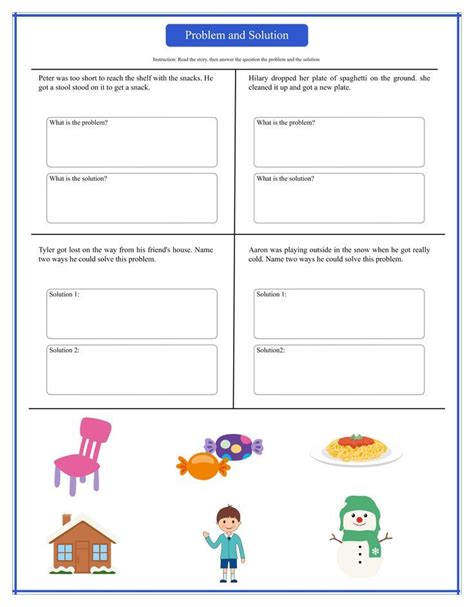 Problem And Solution Worksheets