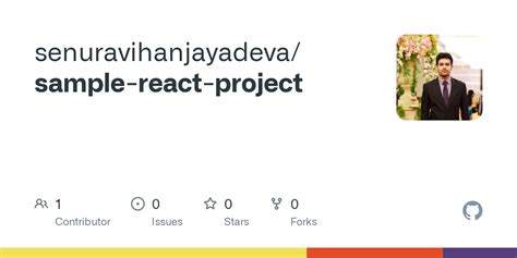GitHub Senuravihanjayadeva Sample React Project