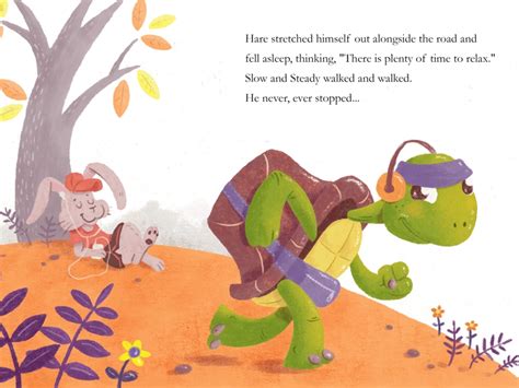 The Tortoise And The Hare Tortoise And Hare Race Illustration The
