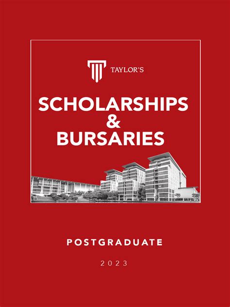 Taylors Pg 2023 Scholarships Brochure V241122 Pdf Doctor Of