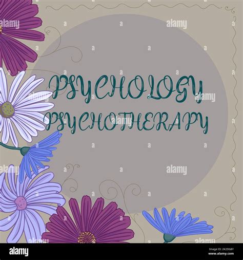 Conceptual Display Psychology Psychotherapy Conceptual Photo Treatment