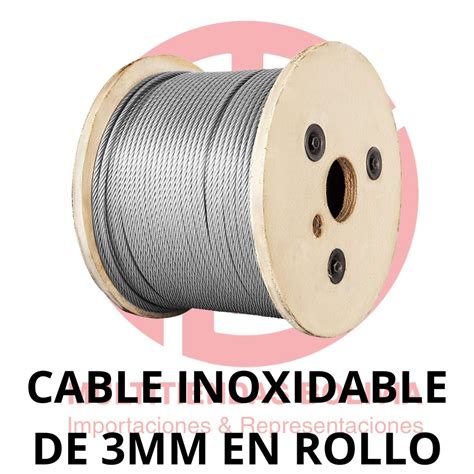 Cable Inoxidable En Rollo De 3mm Teléf 77009018 Multitiendas Bolivia