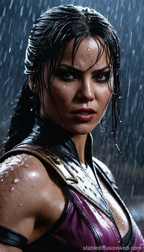 Mileena Is The Character Of The Mortal Kombat Franchise Sharp Monster Teeth Combat Pose Kentaro