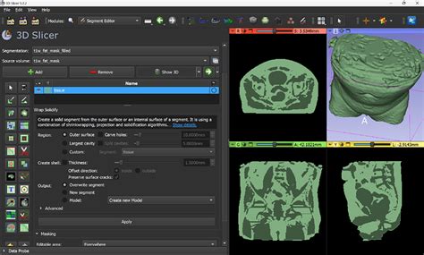 tight concave hull around components in binary image image analysis