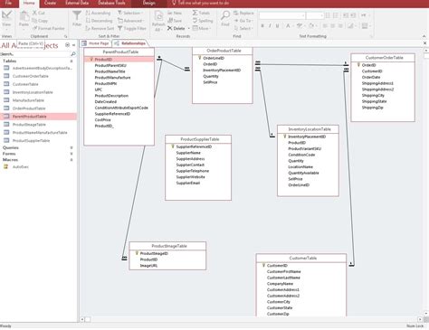 Solved Ms Access Product Variables Variations Multiple Product