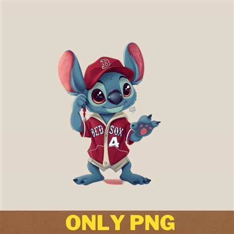 Stitch Vs Boston Red Sox Slugging Match Png Stitch Png Bos Inspire