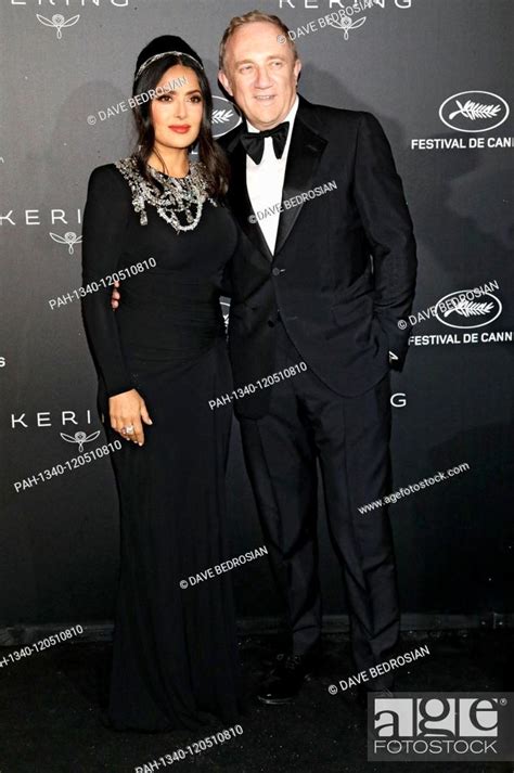 Salma Hayek And Husband Francois Henri Pinault At The Kering And Cannes