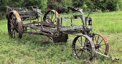 Photo Of A Farmers Rusty Motorized Hay Rake Album On Imgur