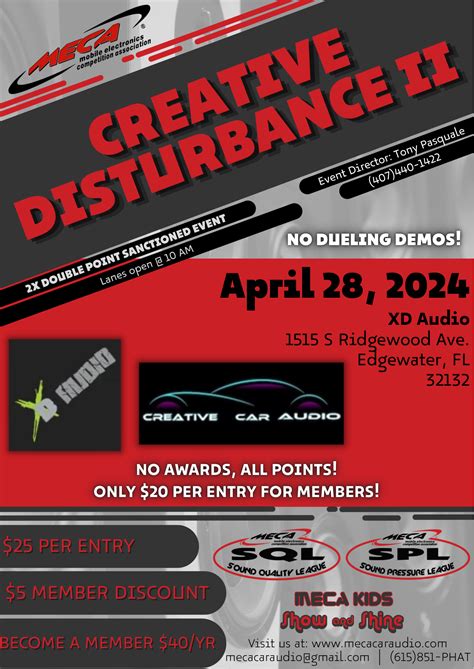 Creative Disturbance Ii Event Details Meca