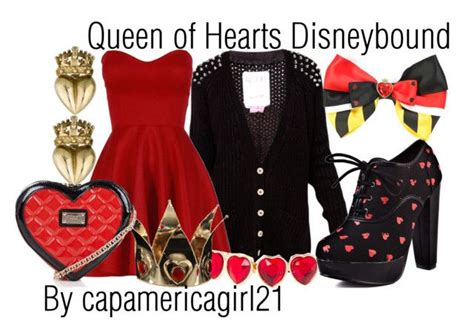 Queen Of Hearts Disneybound Disney Bound Outfits Disney Inspired