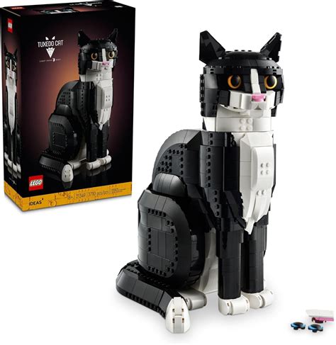 Lego Ideas Tuxedo Cat Building Sets For Adults Ages 18 Diy Crafts