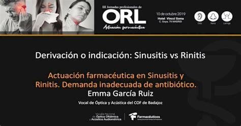 Derivación O Indicación Sinusitis Vs Rinitis · 2019 10 17 · Rinitis Persistentes 25