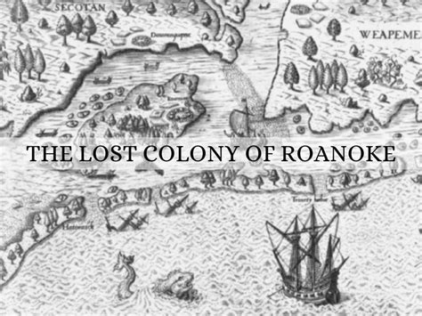Roanoke Colony Map Lost Colony Historical Location