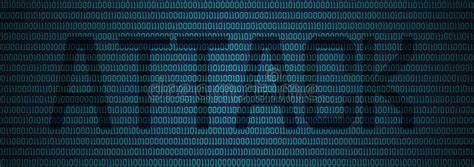 Abstract Technology Binary Code Backgrounddigital Binary Data And