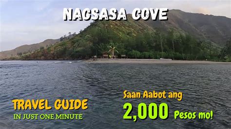 Camping At Nagsasa Cove Zambales Youtube