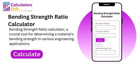 Bending Strength Ratio Calculator Better Material Selection