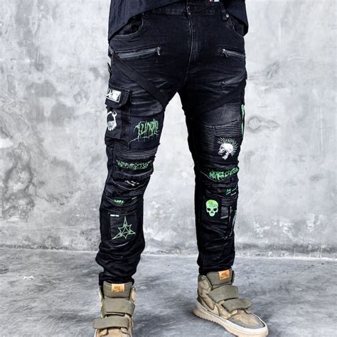 Emo Skinny Jeans Etsy