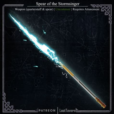 Get More From Loot Tavern On Patreon Javelin Of Lightning 5e