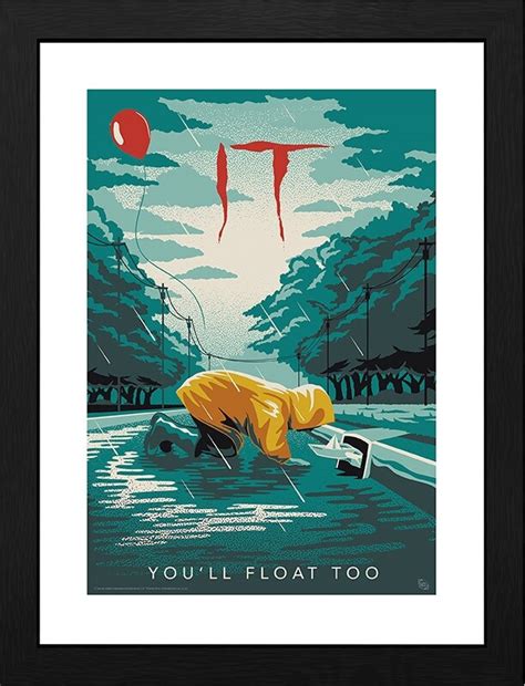 It Georgie You‘ll Float Too Framed Poster Buy At Europosters