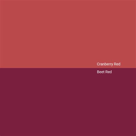Cranberry Color Schemes