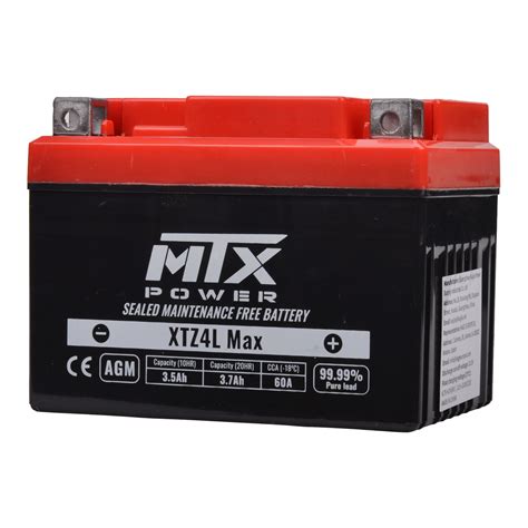 Mtx Agm Power Battery For 1992 2000 Honda Sk50m Dio