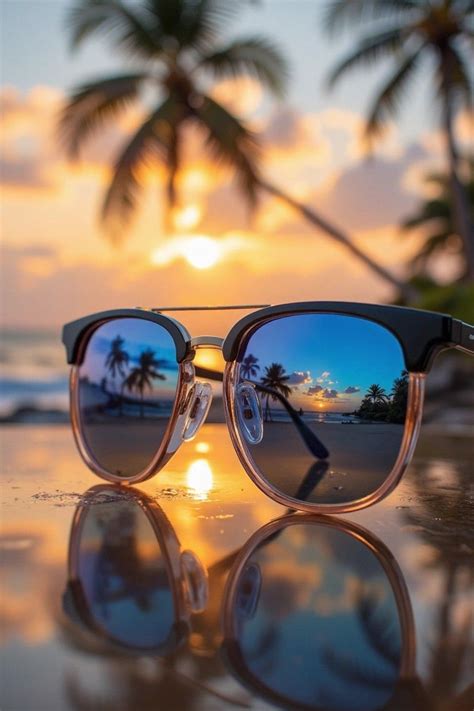 Sleek Aviator Glasses Reflect Tropical Sunset Bliss In 2025 Pre Wedding Shoot Ideas Glasses