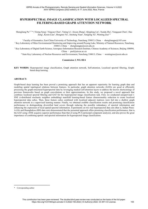 pdf hyperspectral image classification with localized spectral