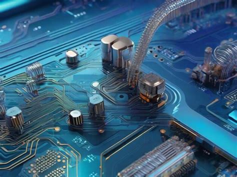 Premium Photo Circuit Board Closeup Technology Background 3d Rendering