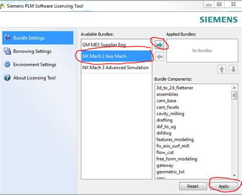 How To Set An Nx License Bundle Geometric Solutions Knowledgebase