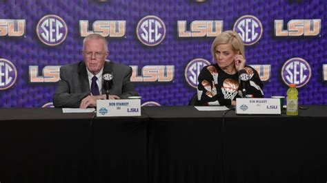 Watch Lsu Kim Mulkey Win Over Florida In Sec Tournament Postgame Starkey And Morrow