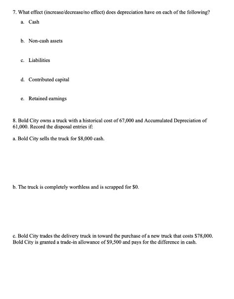 Solved 7 What Effect Increasedecreaseno Effect Does