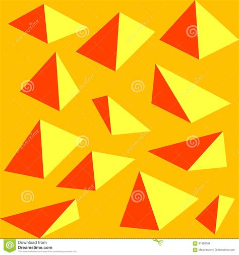 Seamless Triangle Pattern Stock Vector Illustration Of Minimal 91960164