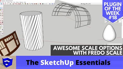 new sketchup scaling options with fredo scale sketchup plugin of the