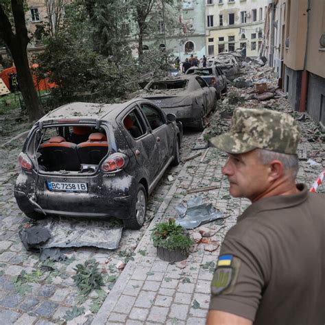 Russian Missile Strike Kills 6 People In Lviv Ukraine The New York Times
