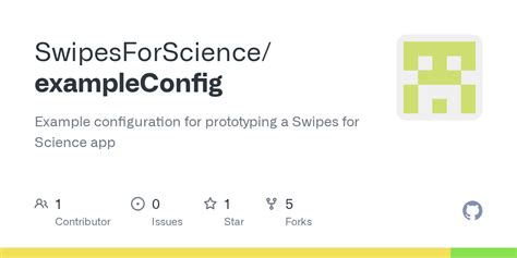 Github Swipesforscienceexampleconfig Example Configuration For Prototyping A Swipes For