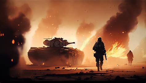 War Battlefield Background