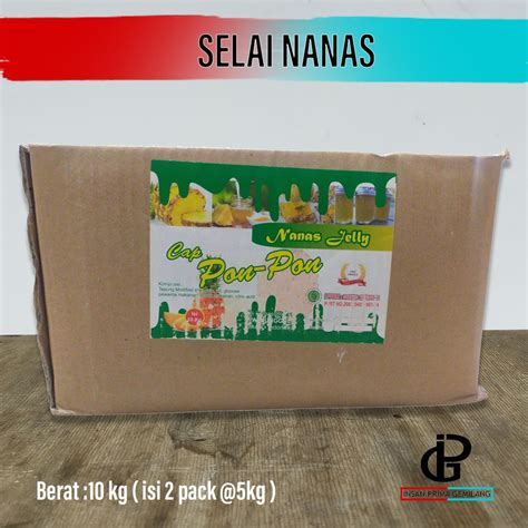 Jual Selai Nanas 1 Dus 10kg Cap Pon Pon Shopee Indonesia