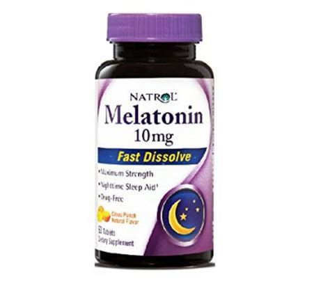 Melatonin Quick Dissolve Tabletsmelatonin Quick Dissolve Tablets For Easier And Faster Sleep