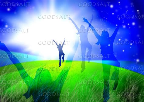 Silloette Of Lady Dancing On Hill Goodsalt