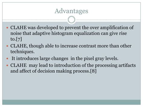 Contrast Limited Adaptive Histogram Equalization Pptx Photo Editing