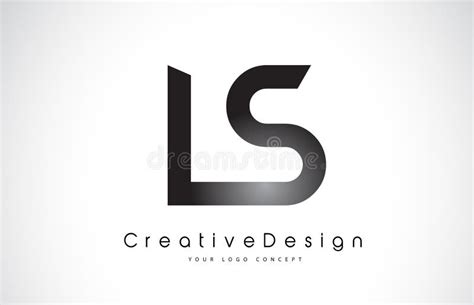 Ls L S Letter Logo Design Creative Icon Modern Letters Vector L Stock