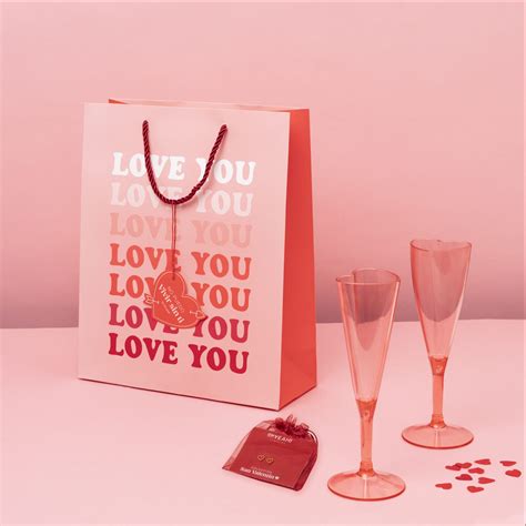 Kit Regalo Joya Bolsa San Valentín Love You Perfecto Para