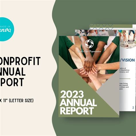 Impact Report Template Etsy
