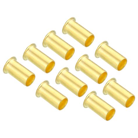 Uxcell 74mm Tube Od Brass Compression Insert Ferrules Brass Ferrule