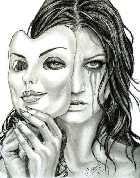 Depression Happy Mask Sad Face Drawing Drawing Word Searches