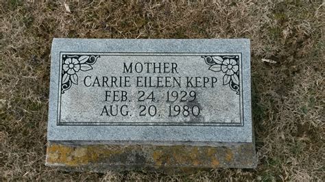 Carrie Eileen Jones Kepp 1929 1980 Find A Grave Memorial